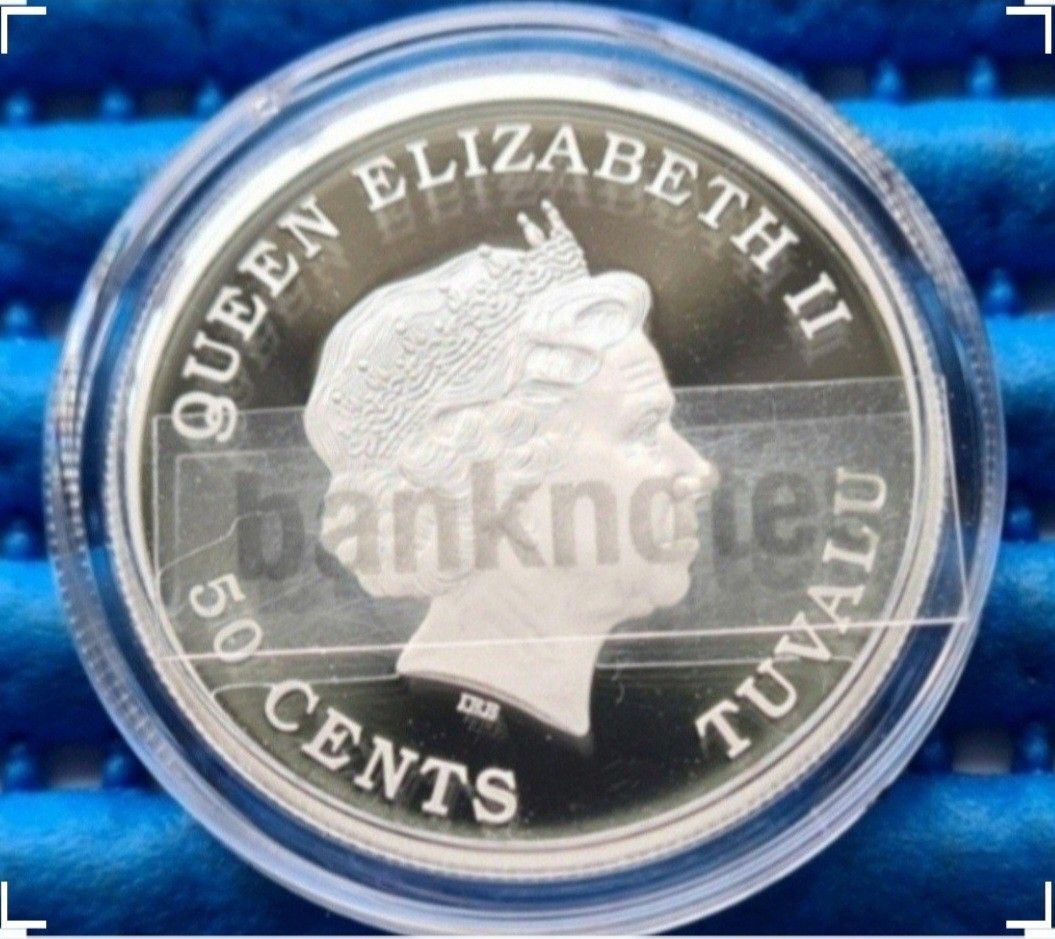2016 Australia Perth Mint Tuvalu Lunar Year of the Monkey 50 Cents 1/2 ...