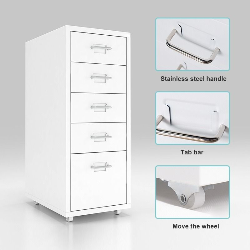 3/5/6 Layers Metal Drawer Cabinet Organizer Office File Home Office ...