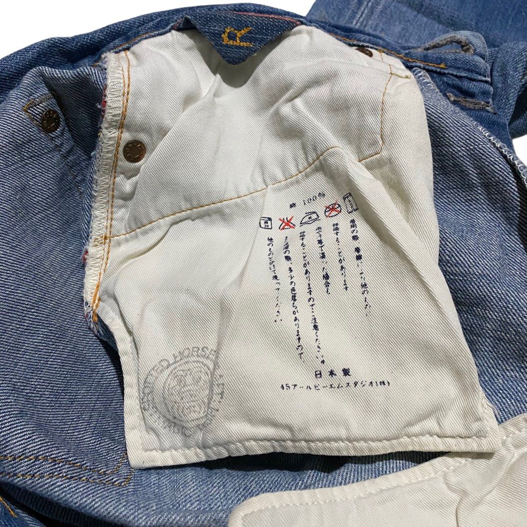 45 RPM japan selvedge longpant, Fesyen Pria, Pakaian , Bawahan di Carousell