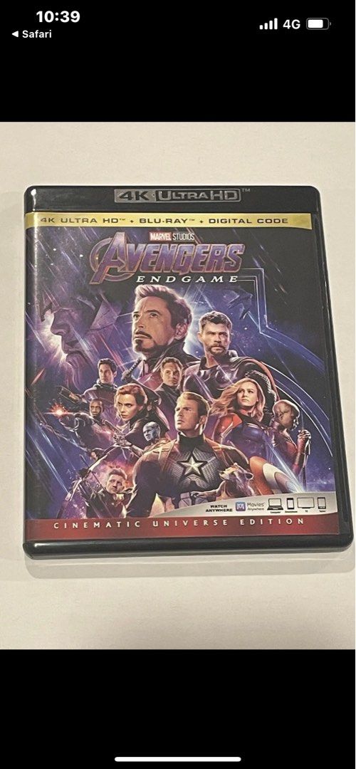 (4K)(3discs) Avengers : Endgame 4K UHD Ultra HD Blu-ray ( 4K Bluray ), Hobbies & Toys, Music ...