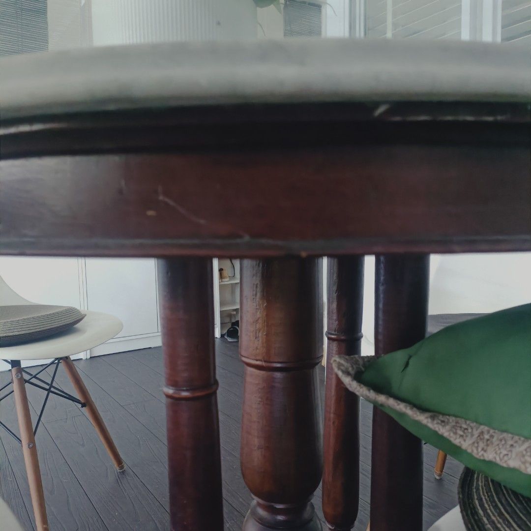 60 year old marble top table, Furniture & Home Living, Furniture ...