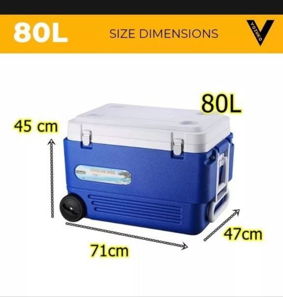 80 litre cooler box, Sports Equipment, Fishing on Carousell