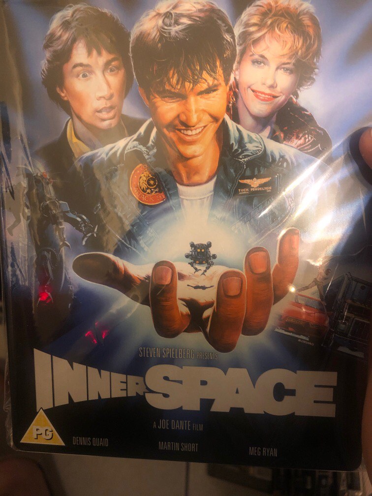 驚異大奇航 Innerspace 藍光BD鐵盒 絕版, 書籍、休閒與玩具, 樂器、音樂相關, CD、DVD在旋轉拍賣