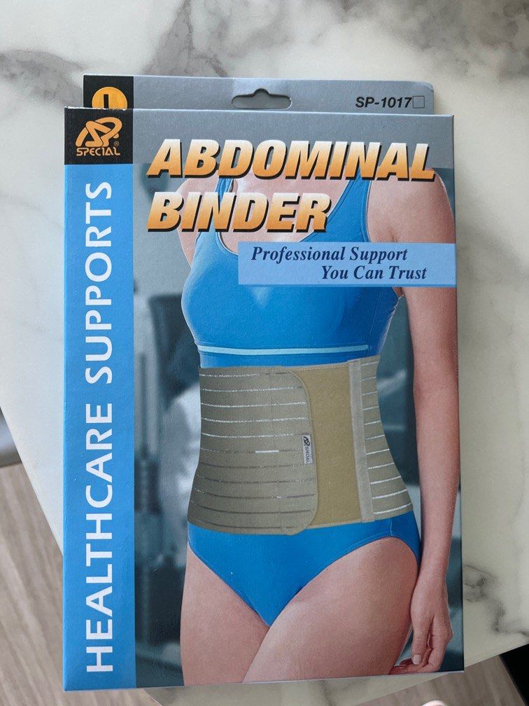 Abdominal Binder Medical Grade, Health & Nutrition, Braces, Support & Protection on Carousell