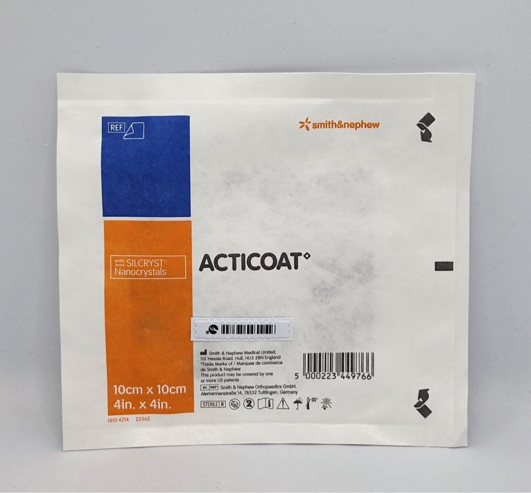 Acticoat 10cm x 10cm dressing, Beauty & Personal Care, Sanitisers ...