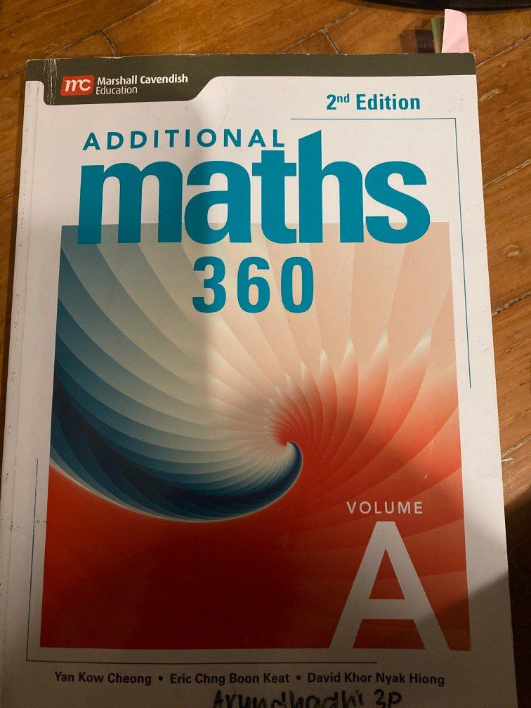 Additional Maths 360 Volume A Upper Secondary, Hobbies & Toys, Books ...