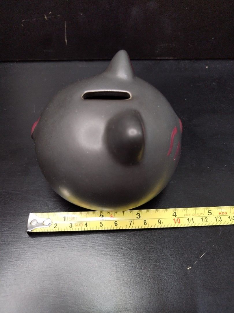 Adorable Japanese ceramic fat cat coin box., Furniture & Home Living ...