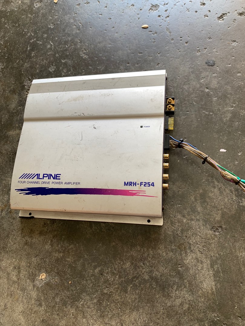 Alpine 4 channel amplifier, Car Accessories, Accessories on Carousell