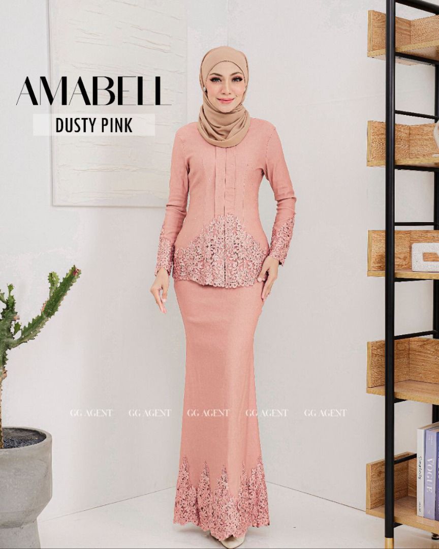 AMABELL MINI KEBAYA, Women's Fashion, Muslimah Fashion, Baju Kurung ...