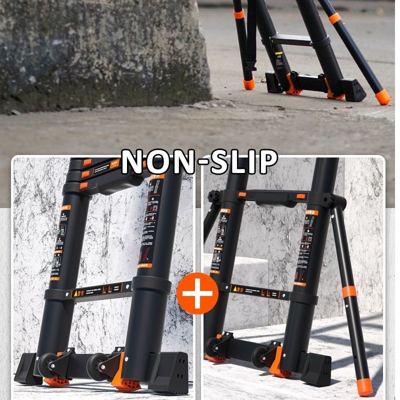 Anti-slip Reinforcement Telescopic Ladder Multi-functional Portable ...