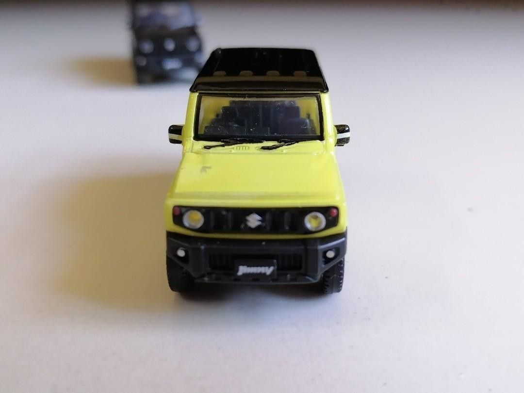 Aoshima 2019 1/64 JB64 Suzuki Jimny Collection: Suzuki Jimny - Kinetics Yellow - Loose, Hobbies ...