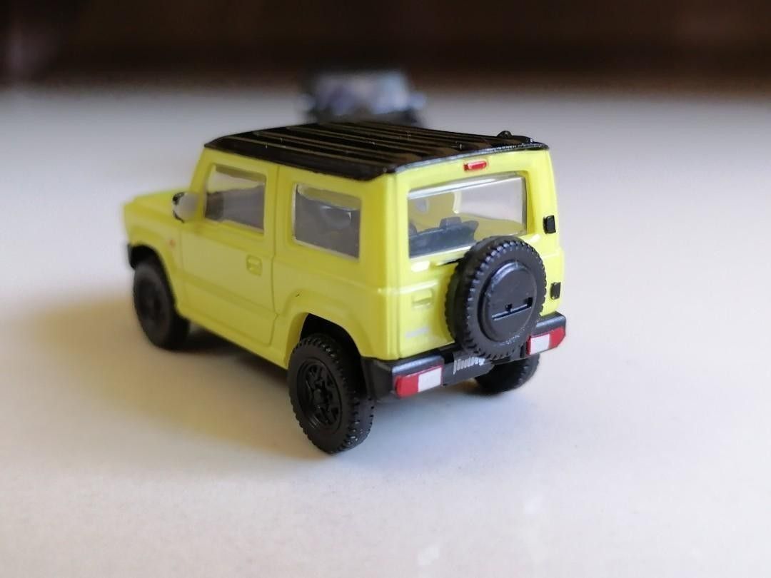 Aoshima 2019 1/64 JB64 Suzuki Jimny Collection: Suzuki Jimny - Kinetics Yellow - Loose, Hobbies ...