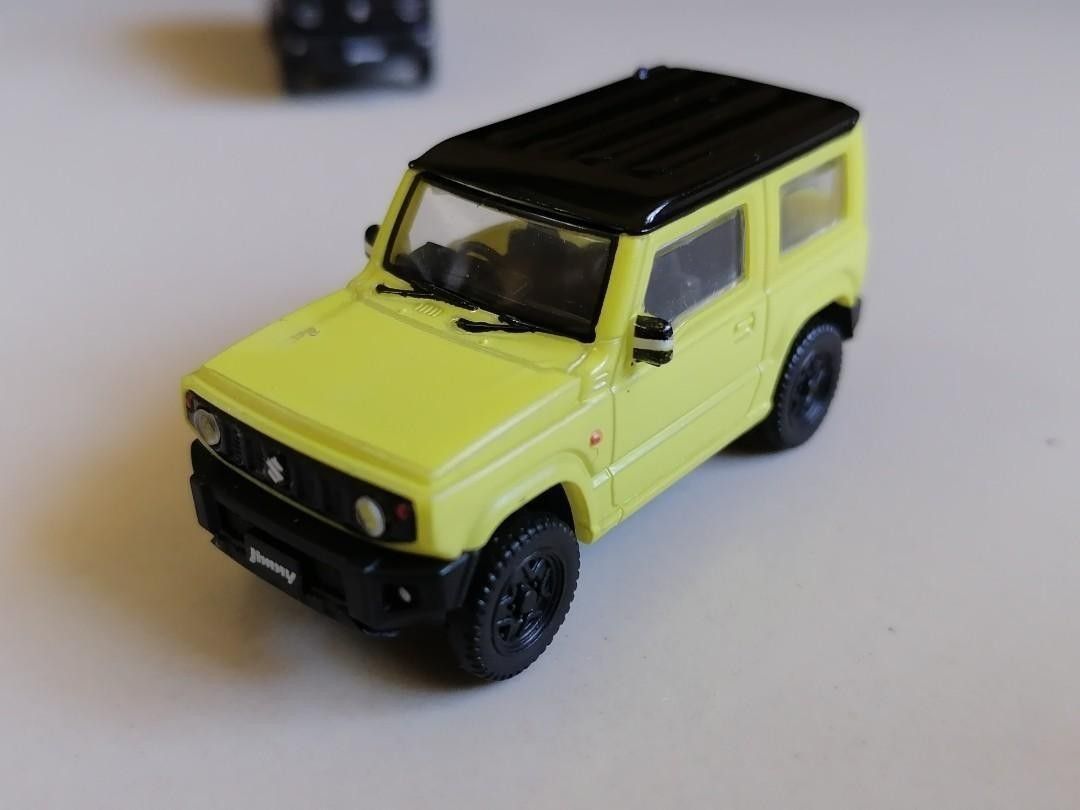 Aoshima 2019 1/64 JB64 Suzuki Jimny Collection: Suzuki Jimny - Kinetics Yellow - Loose, Hobbies ...