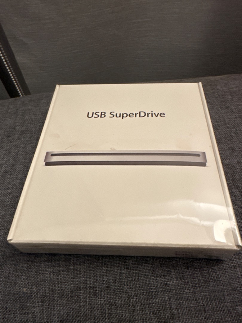 Apple USB Superdrive CD external drive, Computers & Tech, Laptops ...