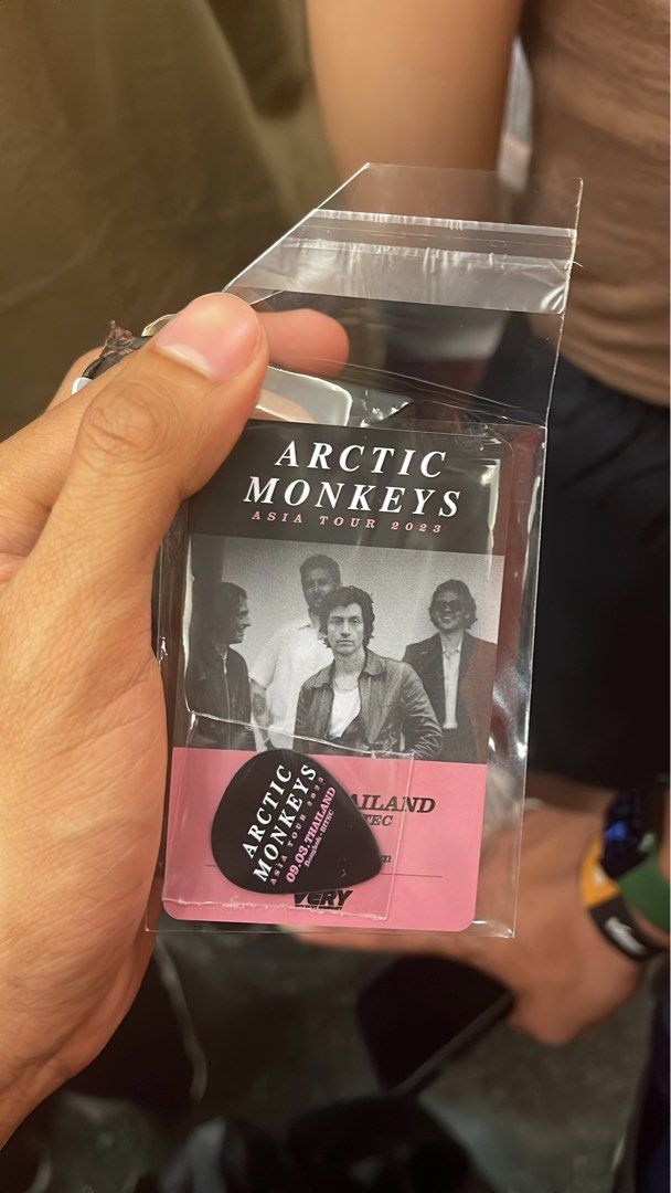 Arctic Monkeys Pick And Card, Hobbies & Toys, Collectibles ...