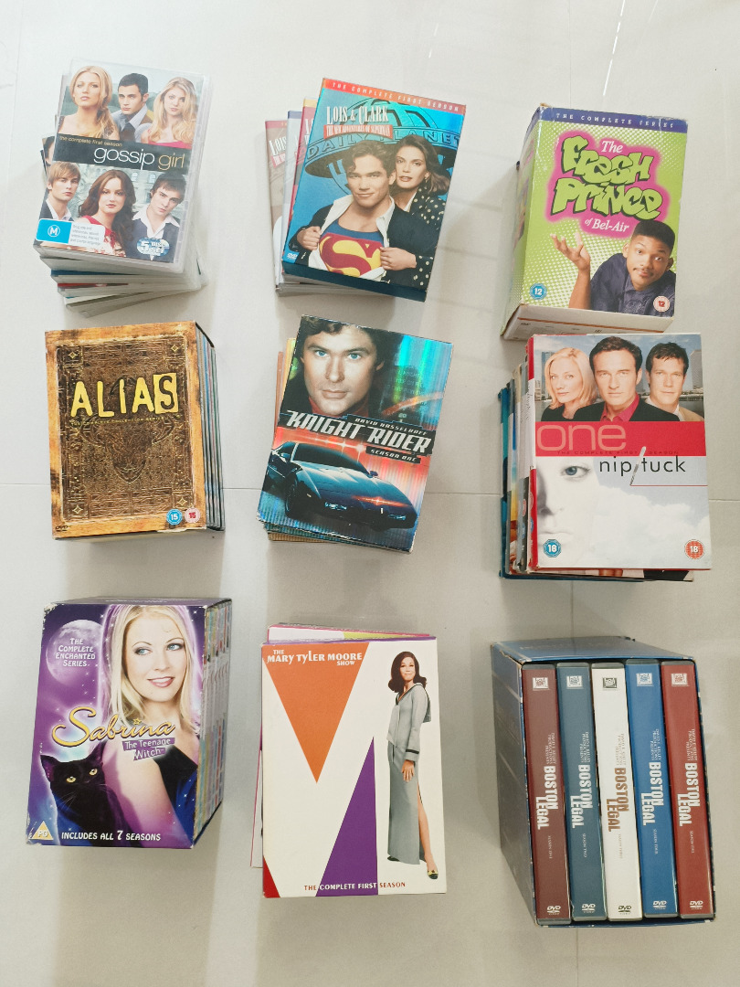 Assorted TV series dvds - Gossip girl, Fresh prince of bel air, Alias ...