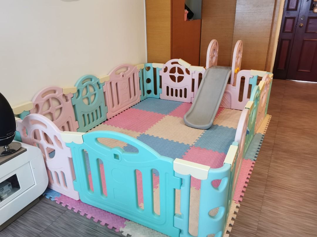 Baby Playground + Swing + Horse Ride + Potty, Hobbies & Toys, Toys ...