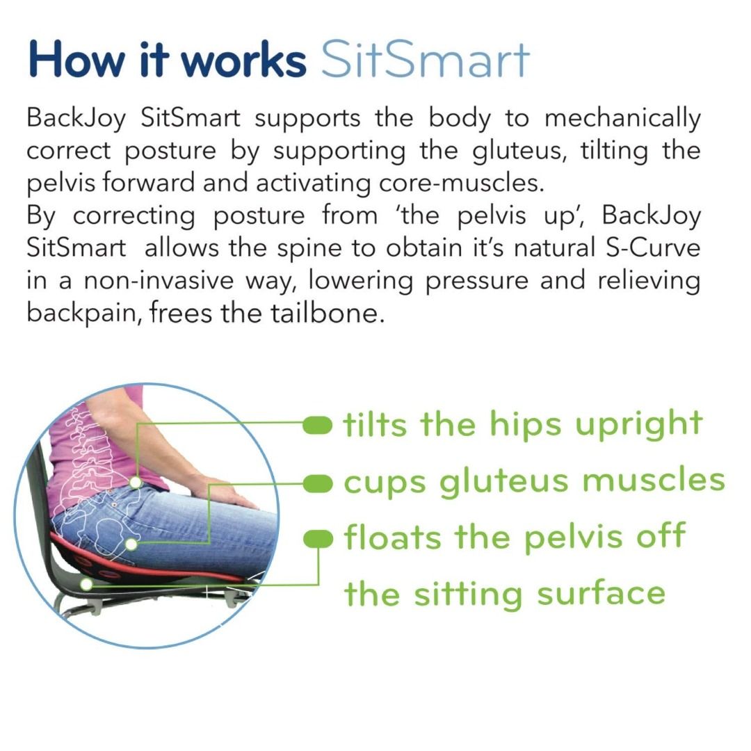 BackJoy - SitSmart Posture Plus, Health & Nutrition, Braces, Support & Protection on Carousell