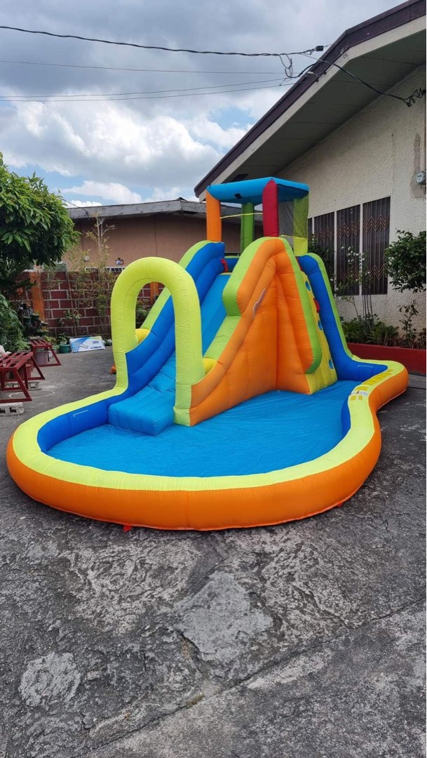 BANZAI Inflatable Pinata Bash Party Slide Water Park, Sports Equipment ...