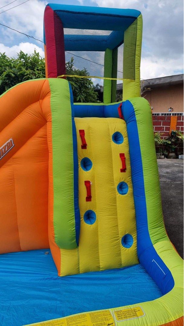 BANZAI Inflatable Pinata Bash Party Slide Water Park, Sports Equipment ...