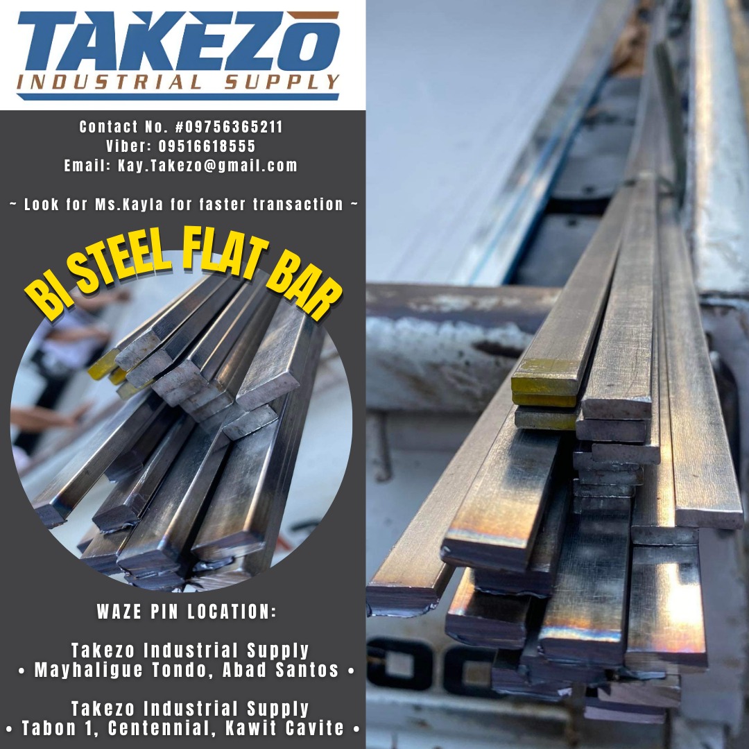 BI STEEL FLAT BAR, Commercial & Industrial, Construction & Building ...
