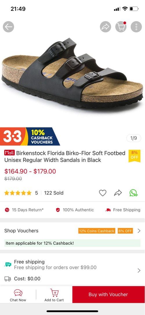Birkenstock Florida (Narrow soles) - Brand New - No Box, Women's ...