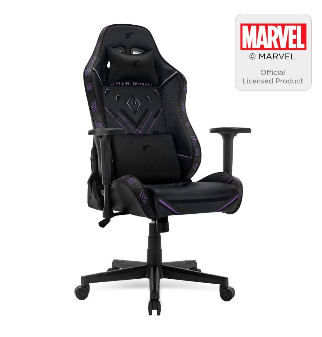 Black Panther Marvel Gaming Chair - TT Tracing, Furniture & Home Living ...