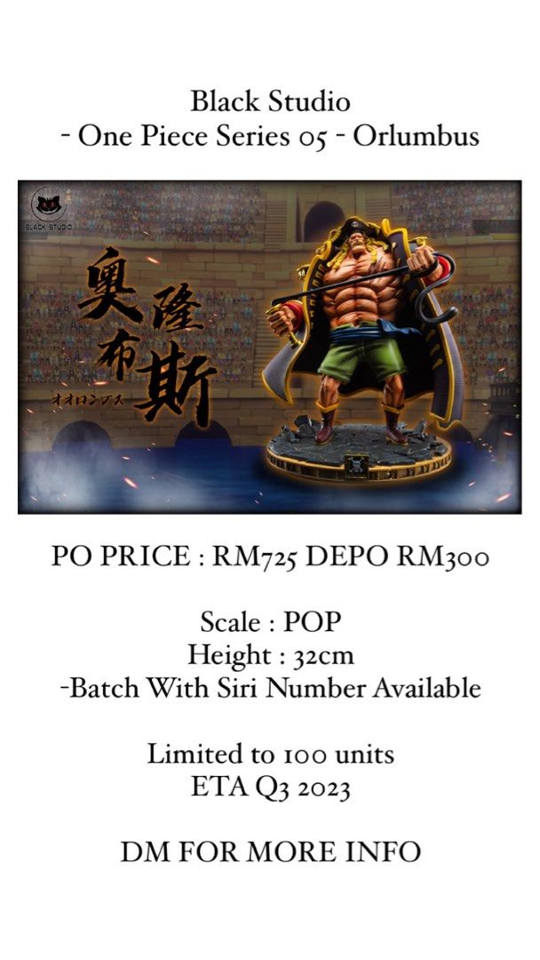 Black Studio - One Piece Series 05 - Orlumbus, Hobbies & Toys, Toys ...