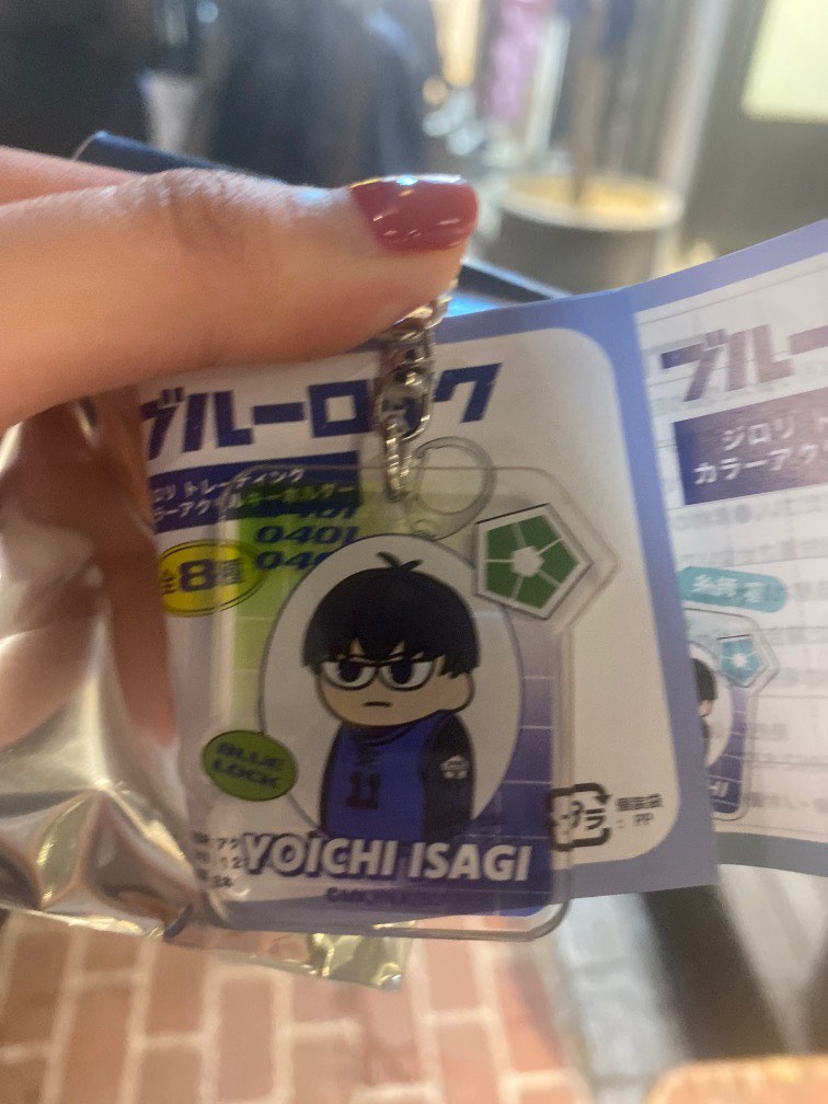 BLUE LOCK ISAGI ACRYLIC KEYCHAIN, Hobbies & Toys, Memorabilia ...