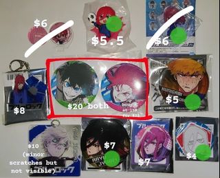 Bluelock merch (chigiri/gagamaru/isagi/aryu/barou/bachira), Hobbies ...