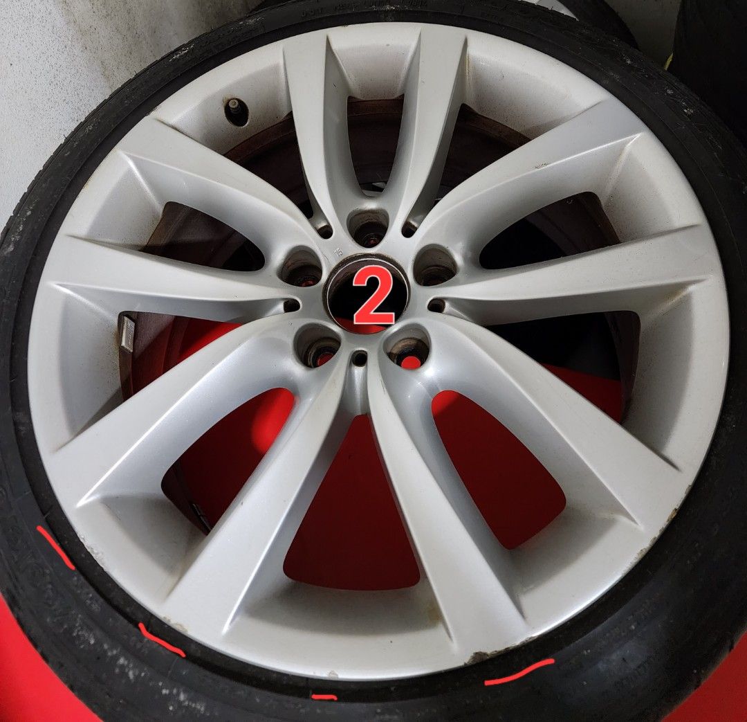 BMW F10 535i Original 19" Rim, Car Accessories, Tyres & Rims on Carousell