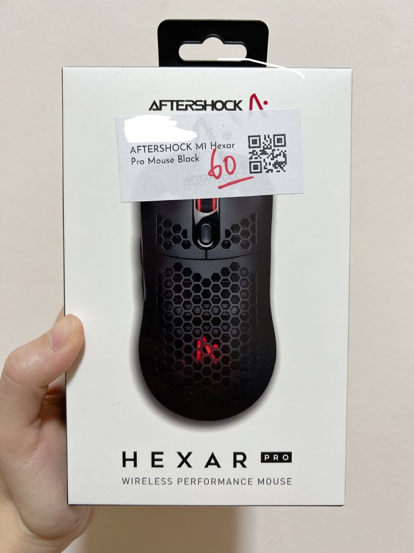 BNIB Aftershock Hexar Pro Wireless Gaming Mouse, Computers & Tech ...