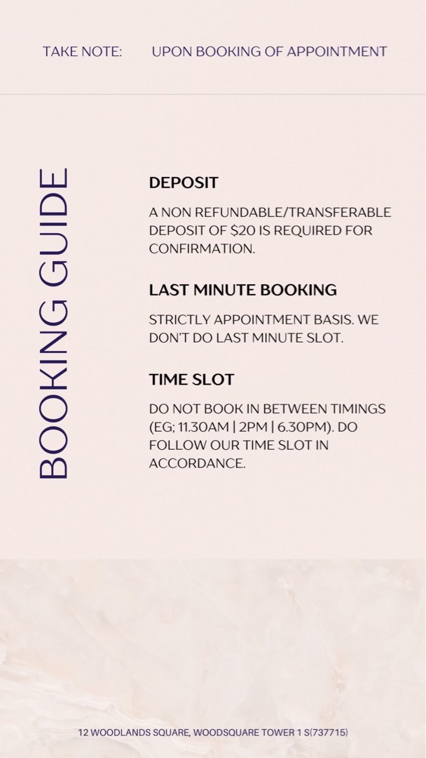 BOOKING GUIDE, Announcements on Carousell
