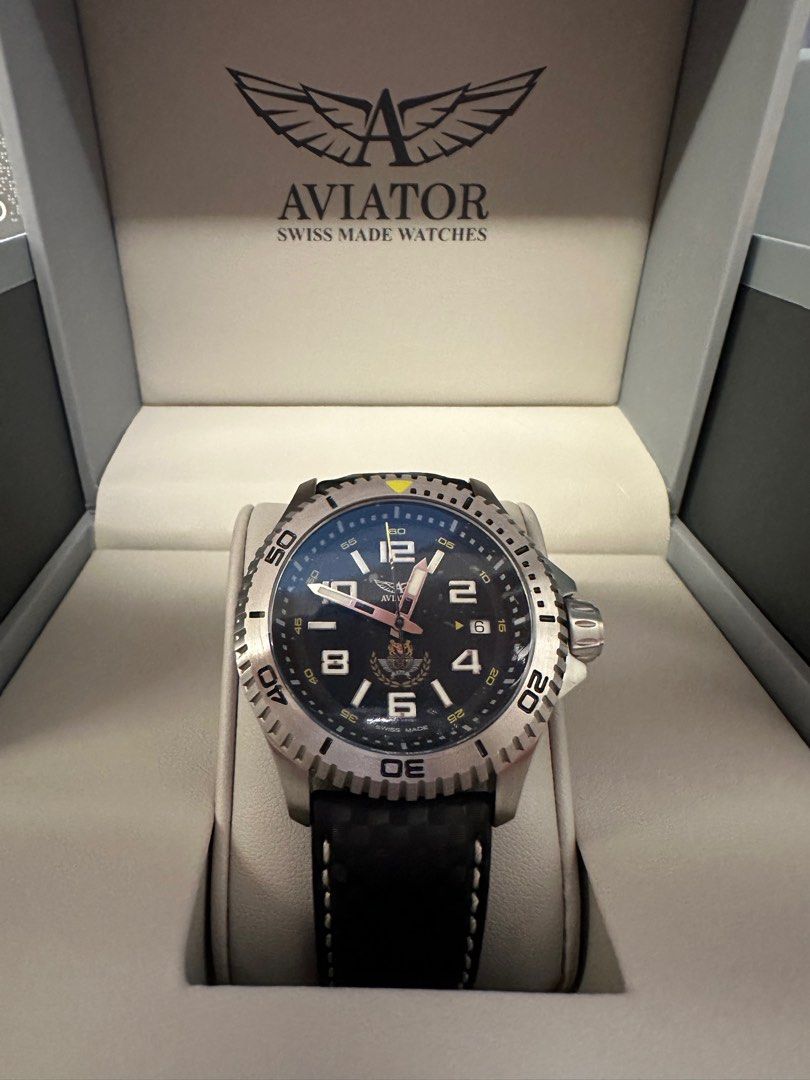 Brand New- Aviator RSAF Military Pilot Edition, Men's Fashion, Watches ...