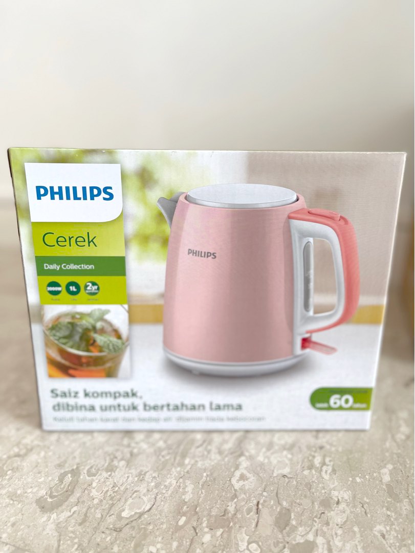 Brand New Philips Electric Kettle 1 litre, TV & Home Appliances ...