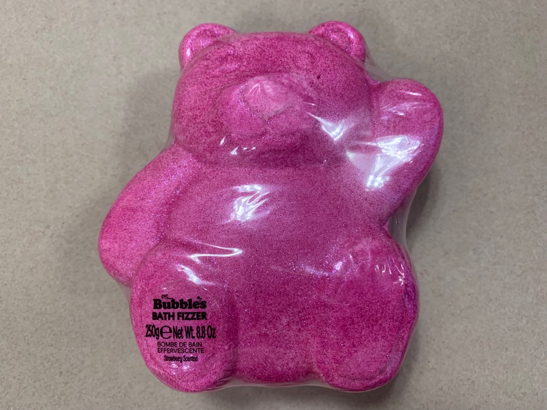 Bubbles Bath Fizzer Bomb Slab Teddy Bear, Beauty & Personal Care, Bath ...