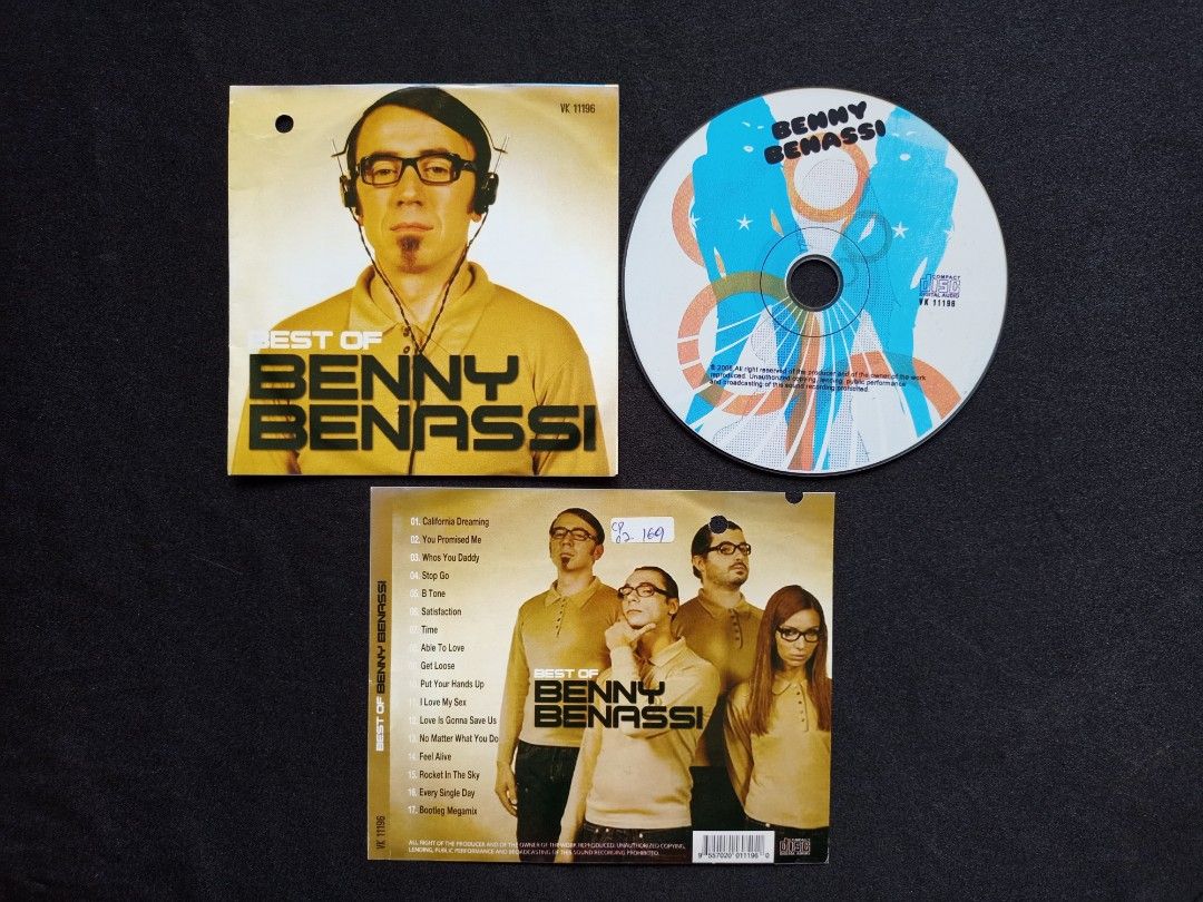 CD Benny Benassi : best of, Hobbies & Toys, Music & Media, CDs & DVDs ...