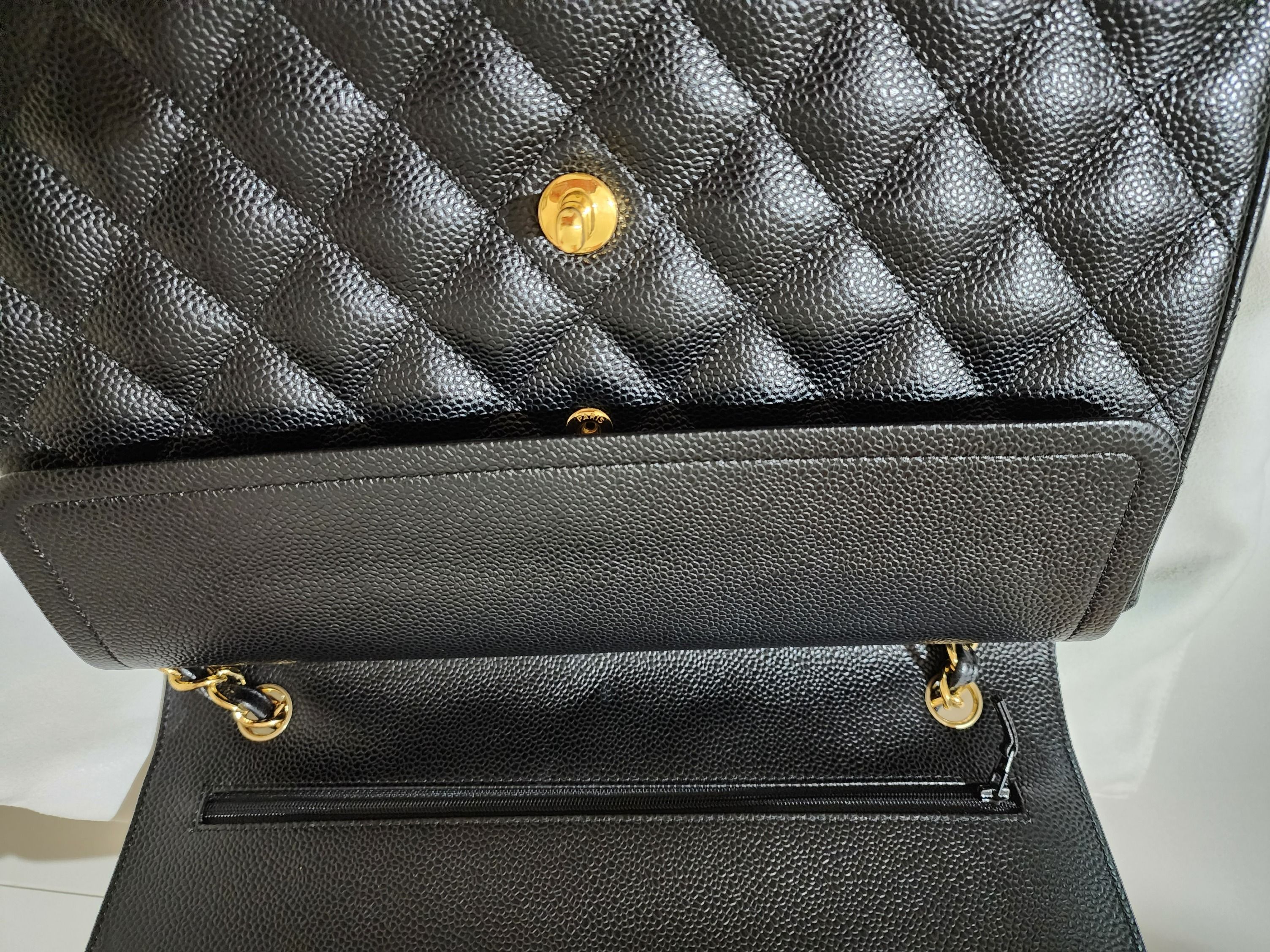 Chanel CF Jumbo Black GHW, Luxury, Bags & Wallets on Carousell