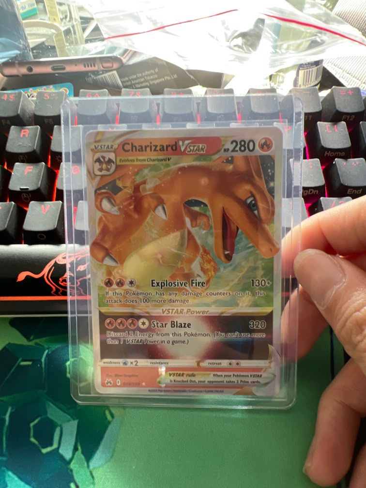 Charizard V Star, Hobbies & Toys, Toys & Games on Carousell