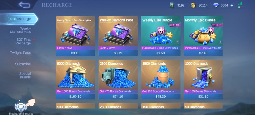 Cheapest Mobile Legends Diamond Top Up, Video Gaming, Video Games ...