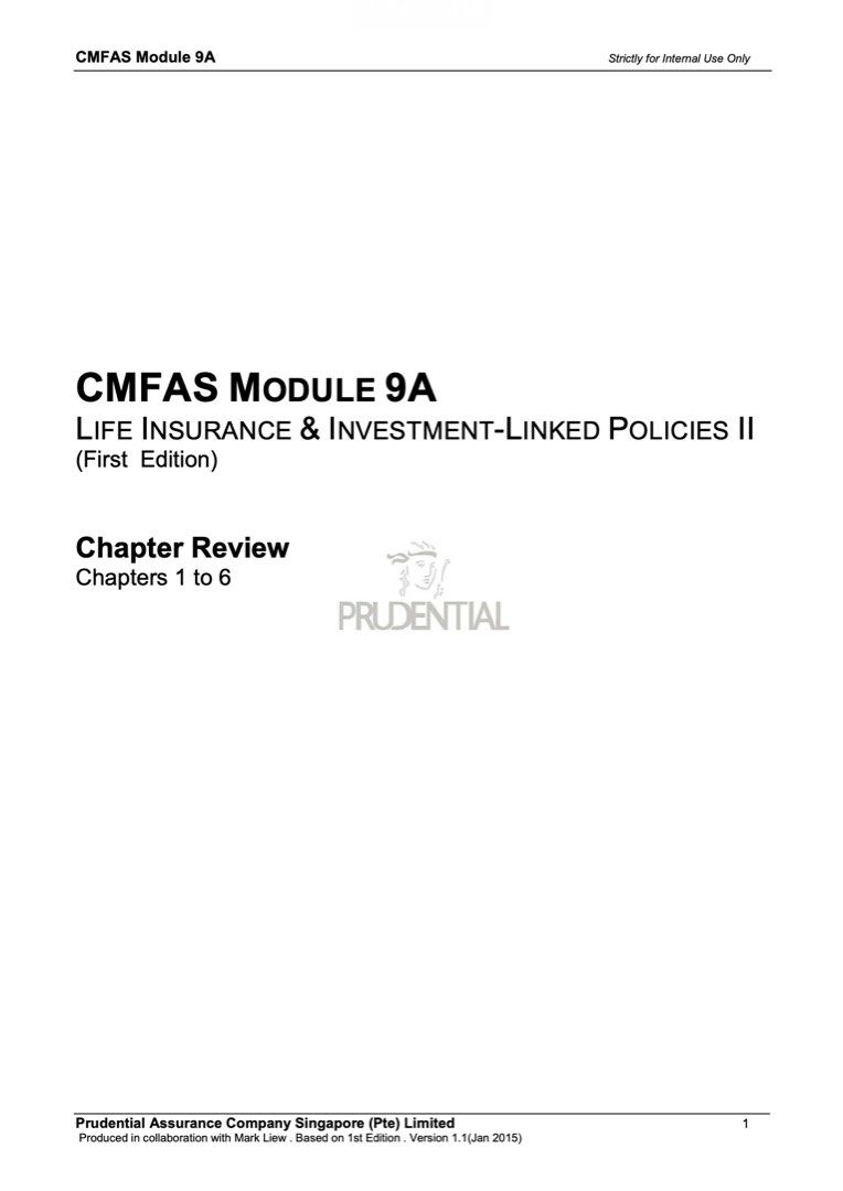 CMFAS M9A Notes & Mock Exams, Hobbies & Toys, Books & Magazines ...