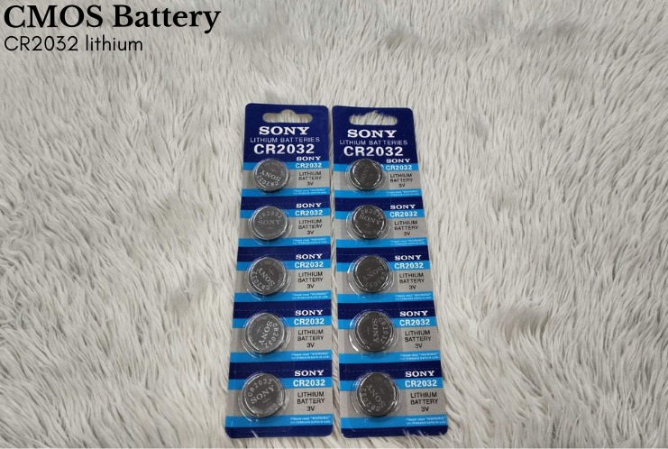 CMOS Battery_CR2032 lithium_motherboard, CMOS, real-time clock (RTC ...