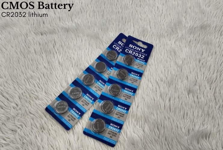 CMOS Battery_CR2032 lithium_motherboard, CMOS, real-time clock (RTC ...