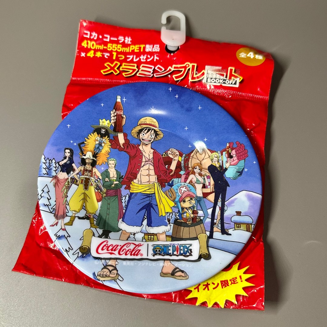 Coca Cola X One Piece Plastic Saucer/Mini Plate 12.4cm - Php 100 ...