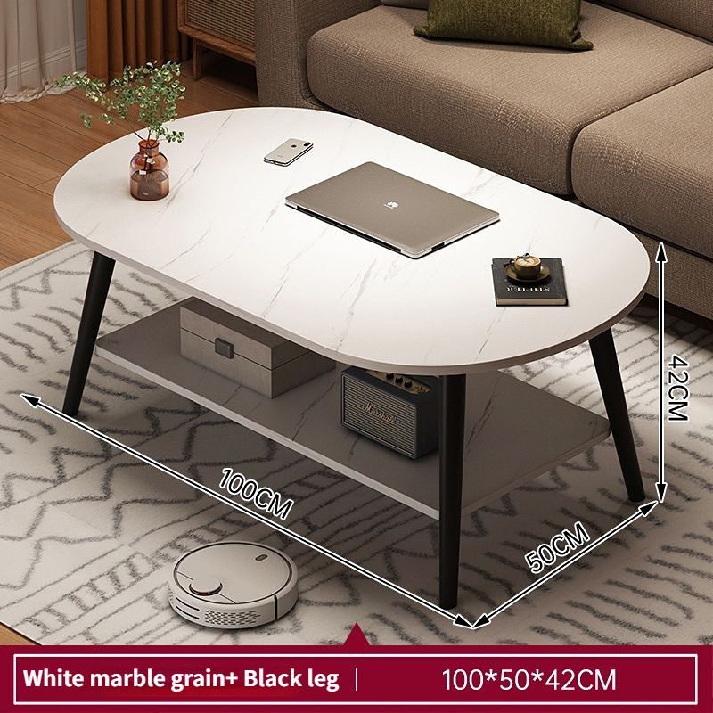 Coffee table Double-Decker Table Small Size Simple Modern Small Table ...