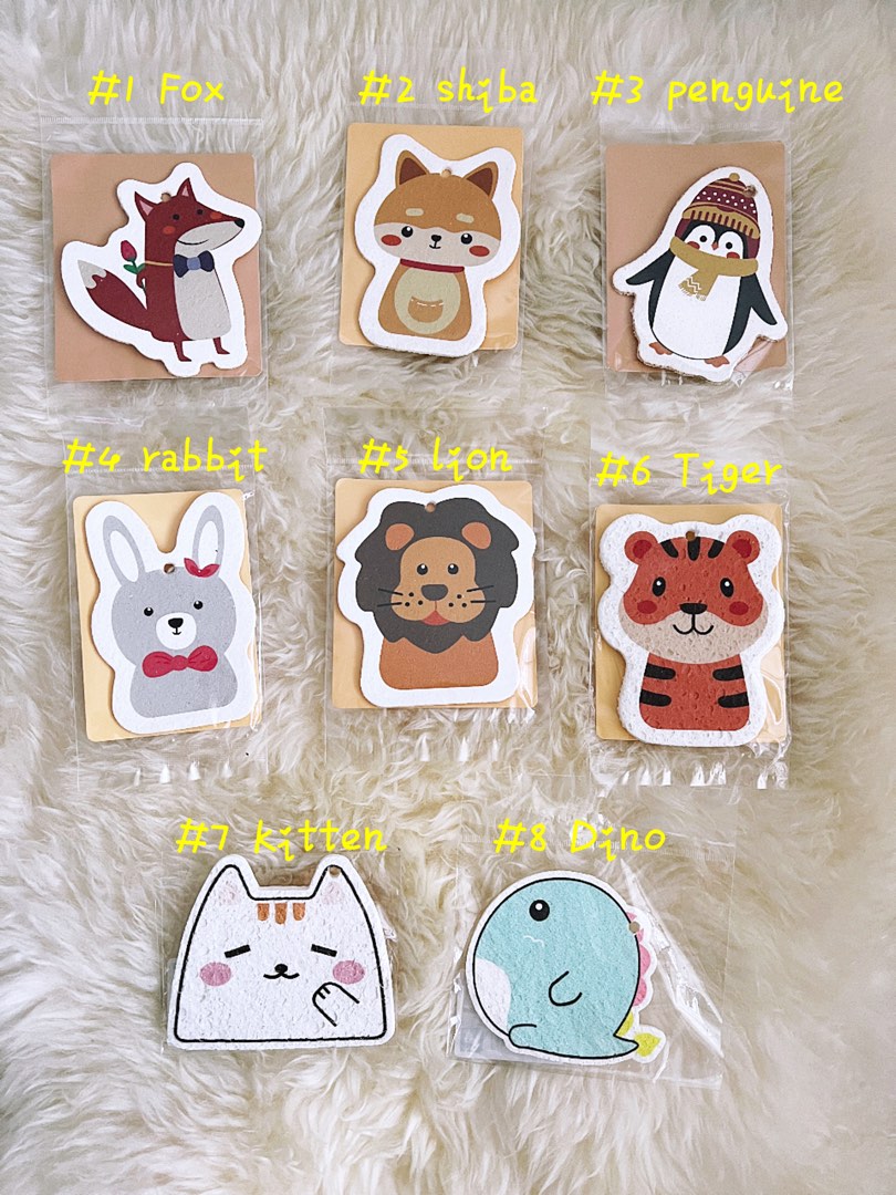 Compressed Natural Wood Pulp Cleaning Sponge, Furniture & Home Living ...