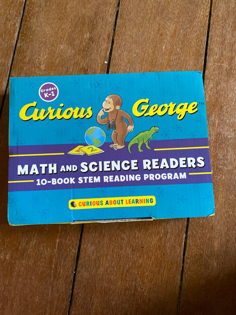 Curious George math and science STEM reading program, Hobbies & Toys ...