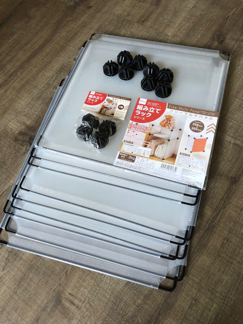 Daiso self assemble rack, Furniture & Home Living, Furniture, Shelves ...