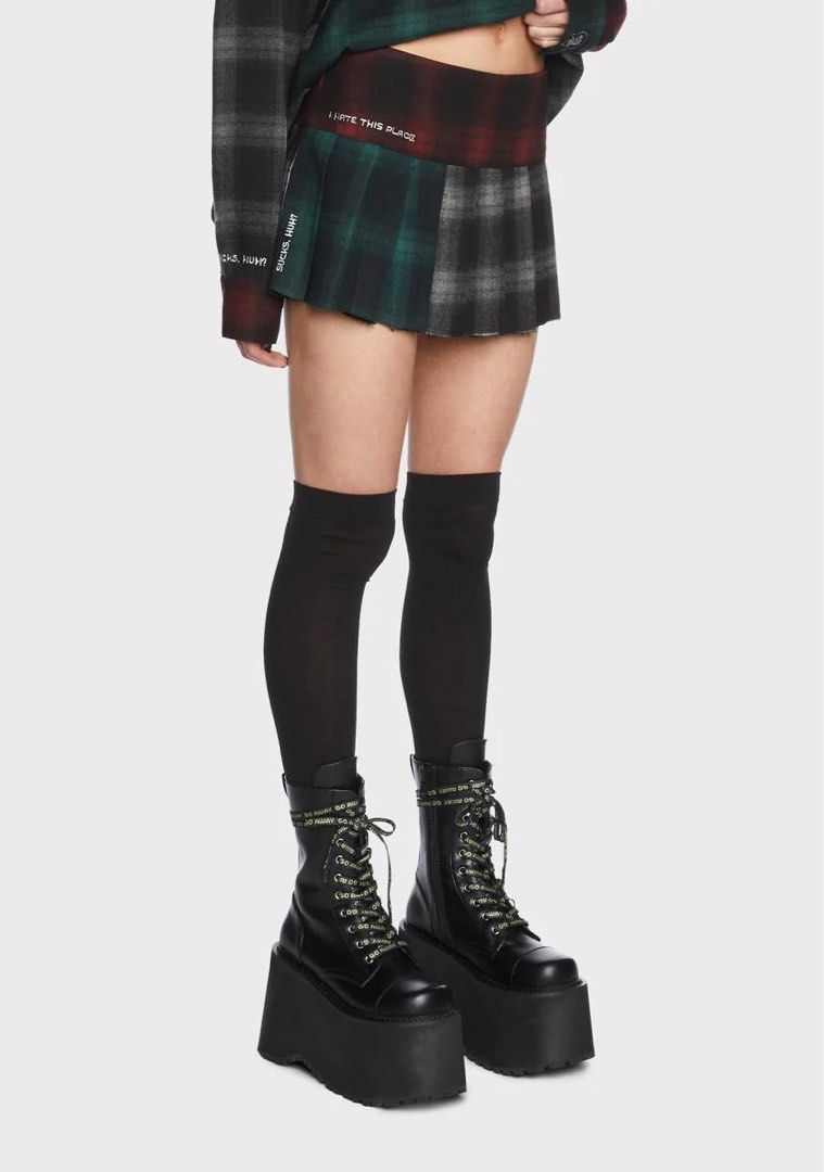 Daria 90s mini plaid skirt, Women's Fashion, Bottoms, Skirts on Carousell