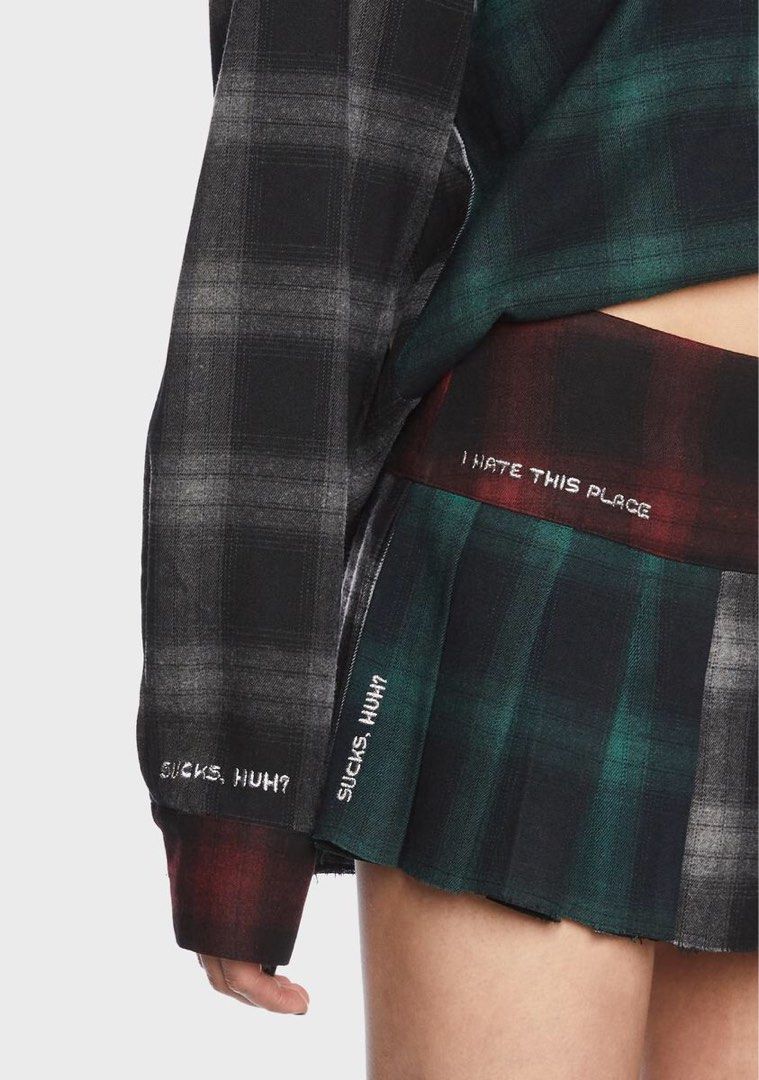 Daria 90s mini plaid skirt, Women's Fashion, Bottoms, Skirts on Carousell
